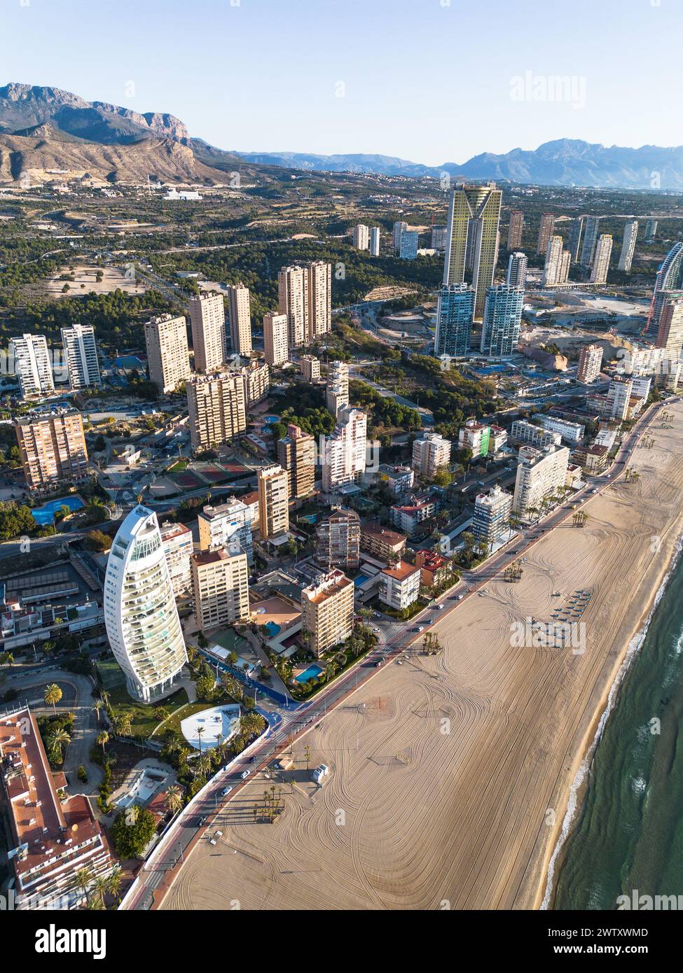Playa poniente beach and spain hi-res stock photography and images - Alamy