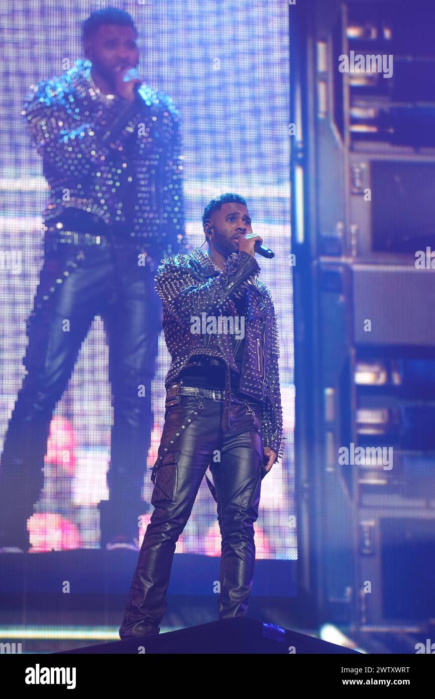 Jason Derulo - Nu King World Tour 2024 19.03.2024 Jason Derulo mit ...