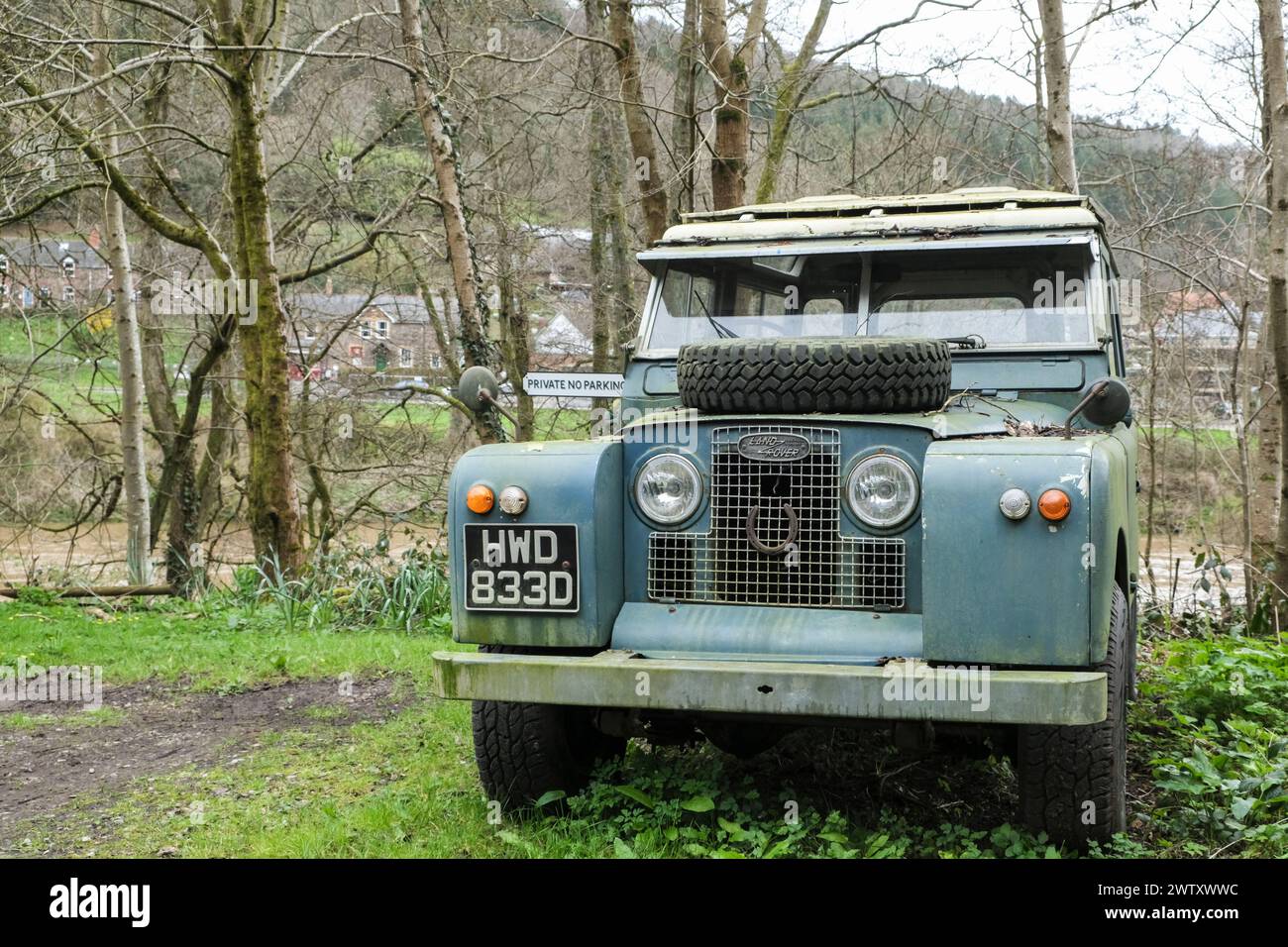 Around Redbrook a small village in the Wye Valley in Gloucestershire UK ...