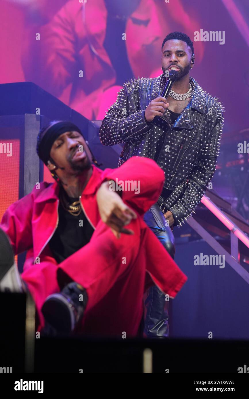 Jason Derulo - Nu King World Tour 2024 19.03.2024 Jason Derulo mit ...