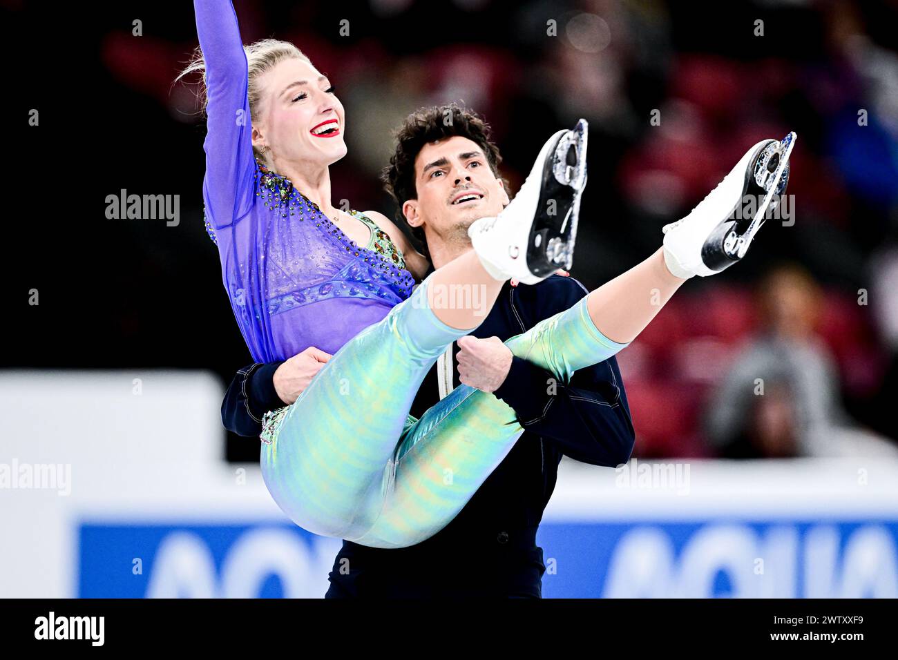 Piper GILLES & Paul POIRIER (CAN), during Ice Dance Practice, at the ...