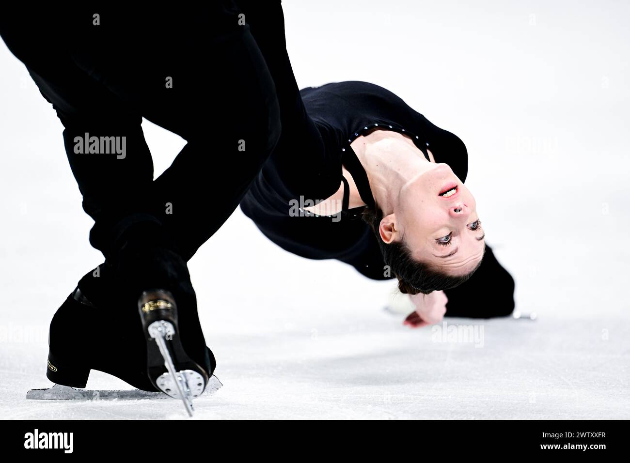 Federica SIMIOLI & Alessandro ZARBO (CZE), during Pairs Practice, at ...