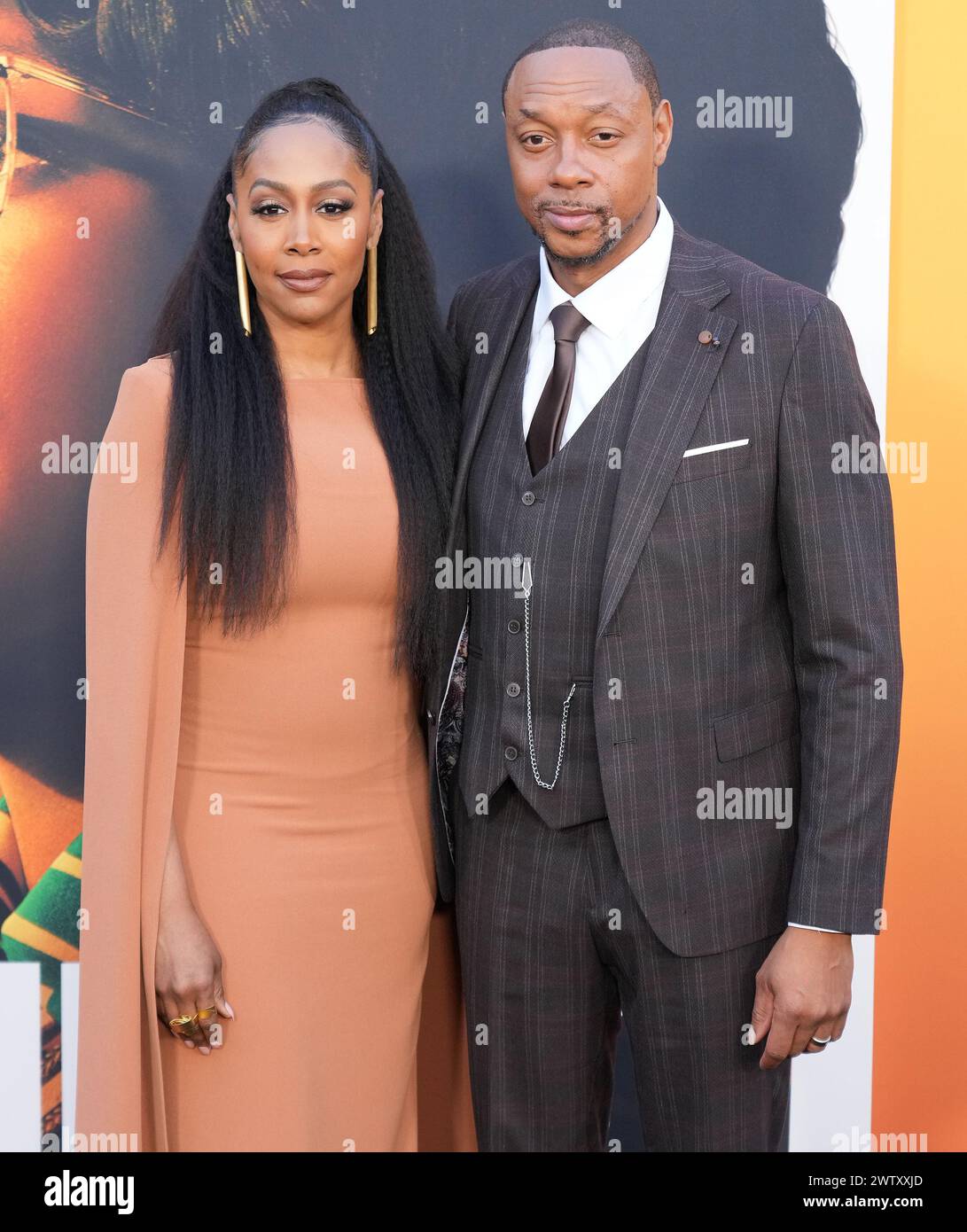 (L-R) Simone Missick and Dorian Missick arrives at the Netflix's ...