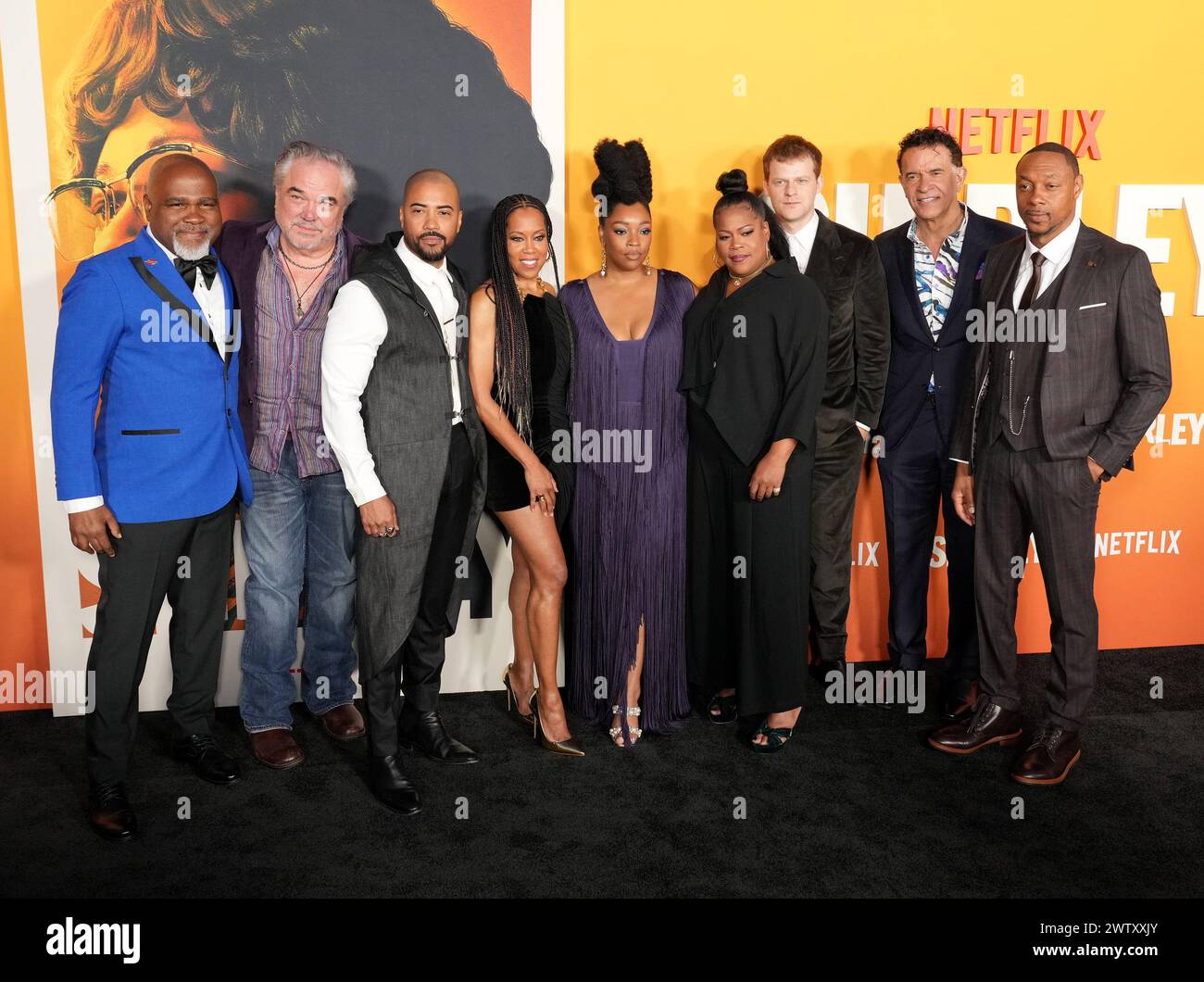 (L-R) SHIRLEY Cast & Crew - Michael Cherrie, W. Earl Brown, Brad James ...