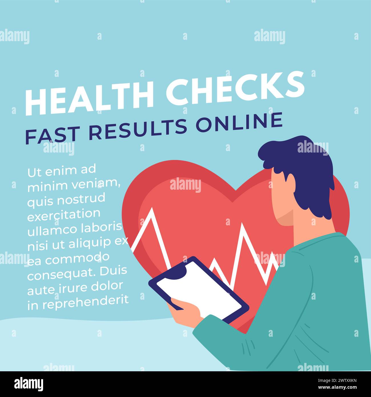 Online health illustration Stock Vector Images - Alamy