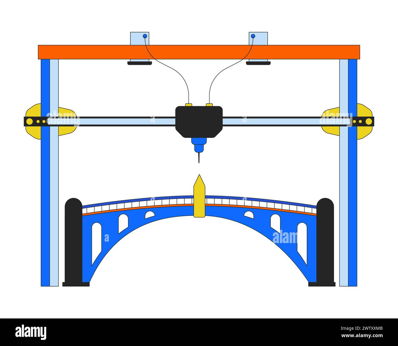 3d printed pedestrian bridge hi-res stock photography and images - Alamy