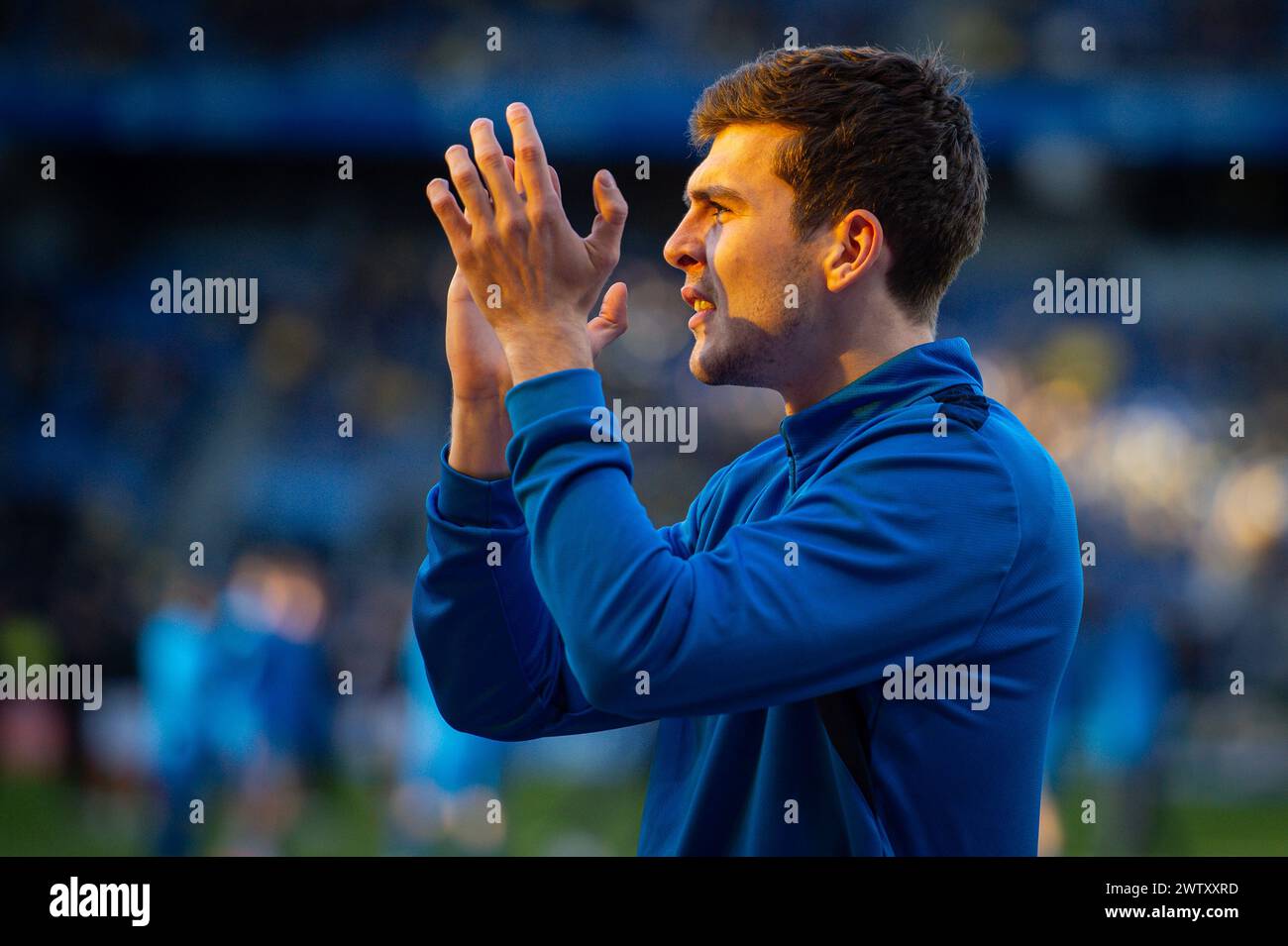 Brondby, Denmark. 17th, March 2024. Jacob Rasmussen of Broendby IF seen ...