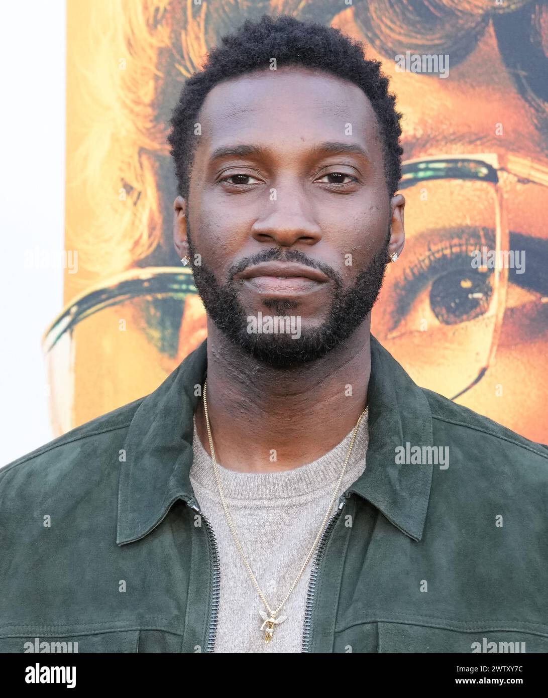 Los Angeles, USA. 19th Mar, 2024. Justin Hurtt-Dunkley arrives at the ...