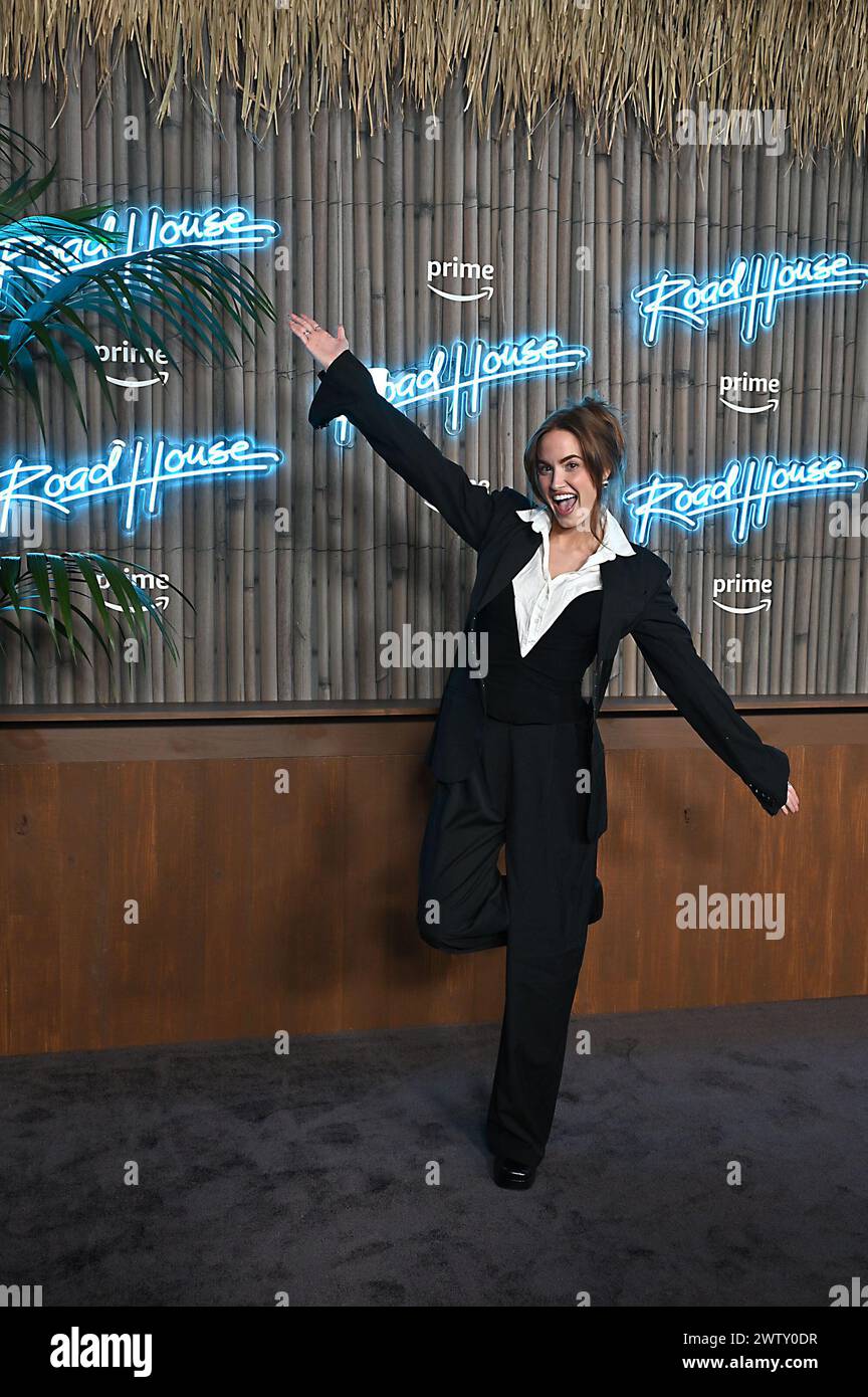 New York, New York on March 19, 2024. Haley Kalil attends the New York ...