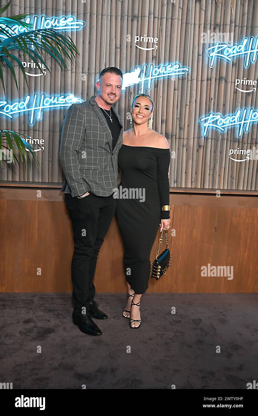 New York, New York on March 19, 2024. Nate Cabral and Danielle Cabral ...