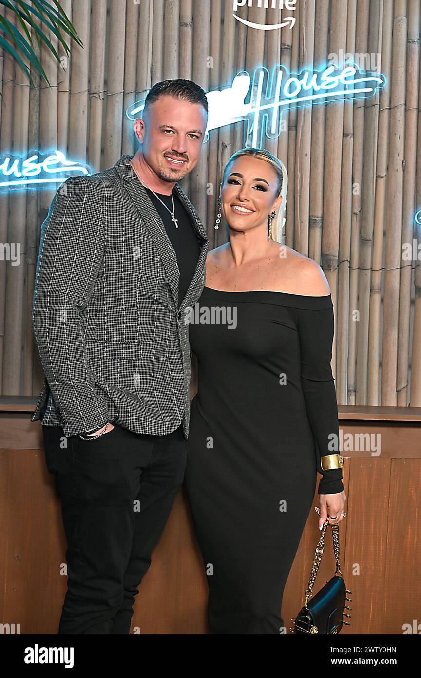 New York, New York on March 19, 2024. Nate Cabral and Danielle Cabral ...