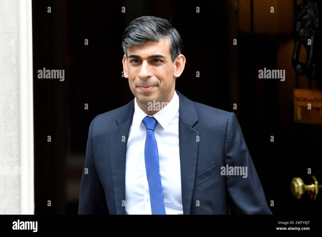 Prime Minister PMQ British Prime Minister Rishi Sunak leaves No.10 Downing Street for his weekly ...
