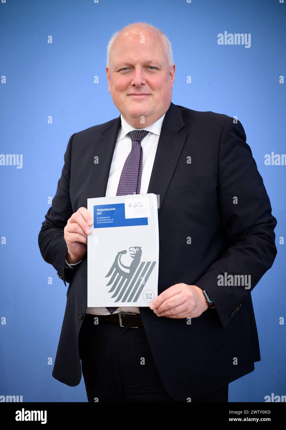 20 March 2024, Berlin: Ulrich Kelber (SPD), Federal Commissioner for ...