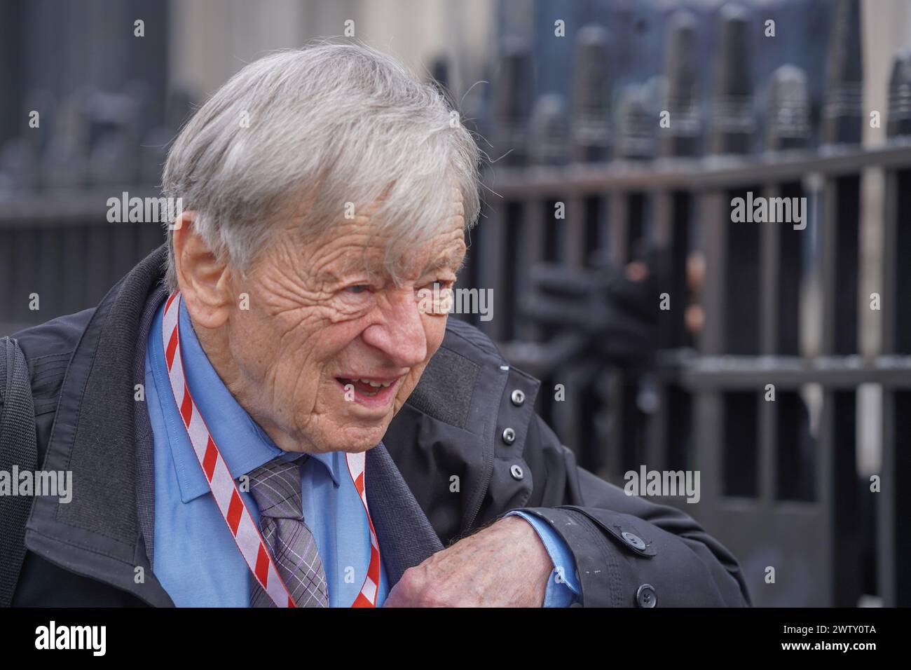 London, UK 20 March March 2024 .Alfred Dubs, Baron Dubs, serving member ...