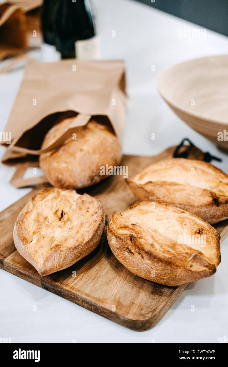 Ciriola Romana Traditional Roman Crusty Bread Stock Photo - Alamy