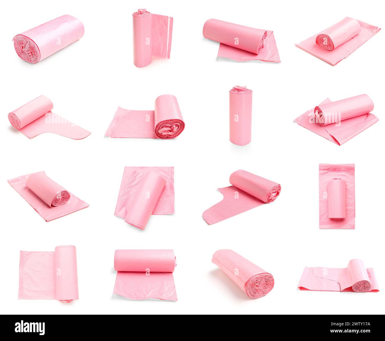 Pink garbage bags hi-res stock photography and images - Alamy