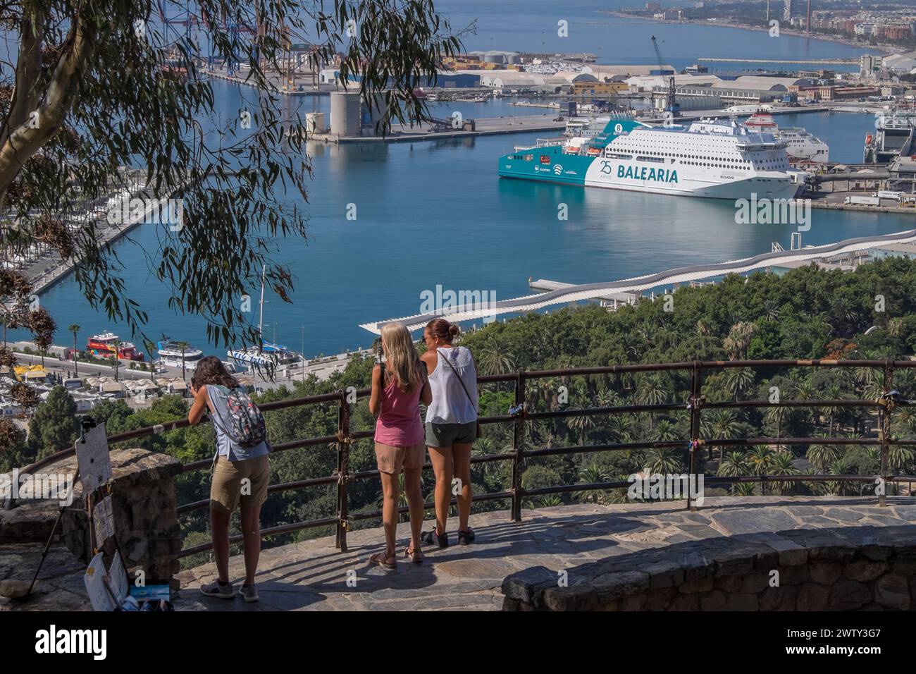 Gibralfaro viewpoint hi-res stock photography and images - Alamy