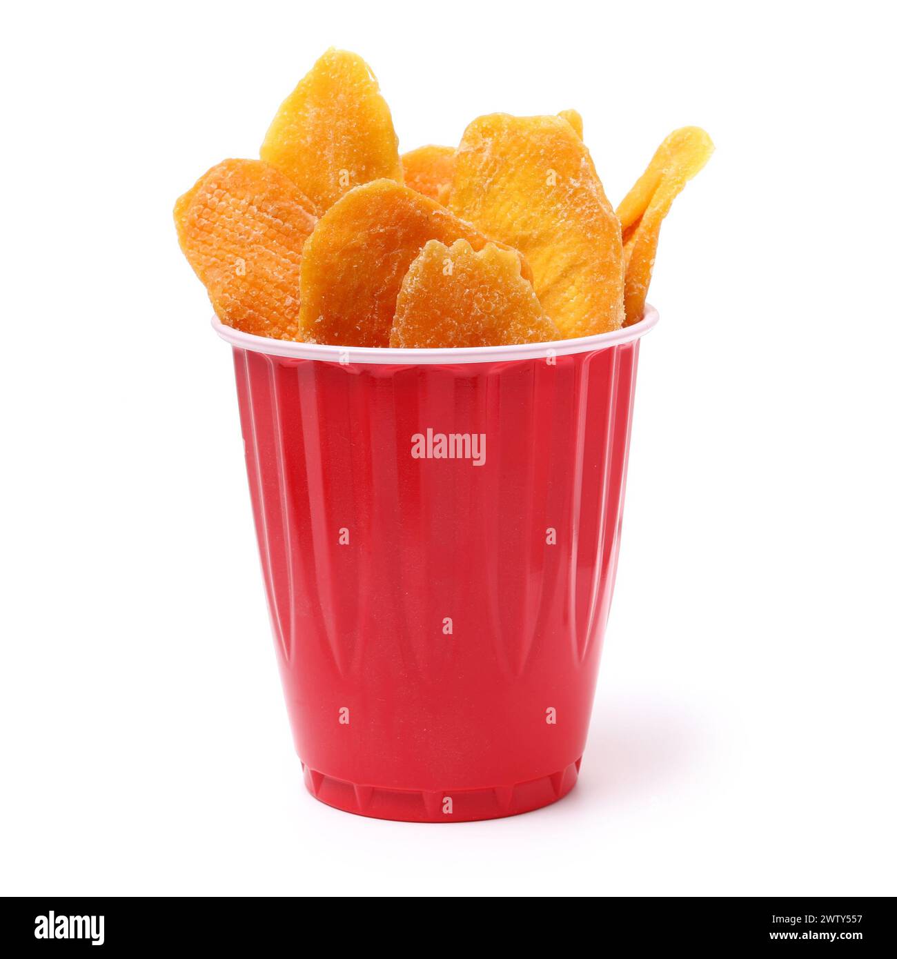 Dry sweet yellow mango Cut Out Stock Images & Pictures - Alamy