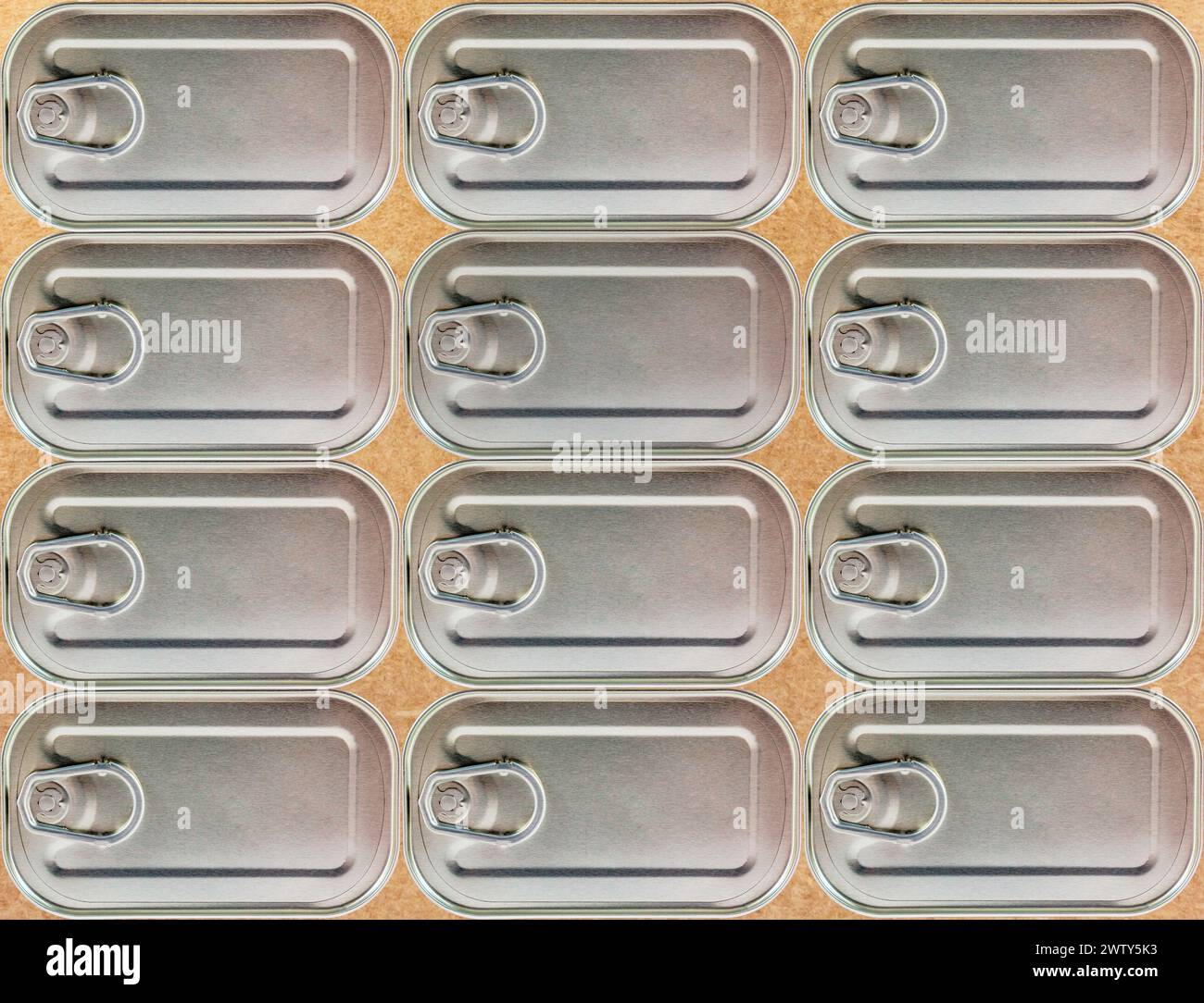 Stacked tins in pantry hi-res stock photography and images - Alamy