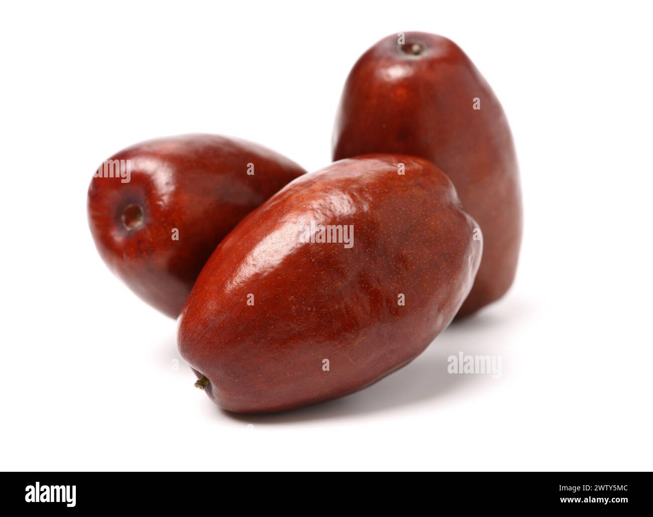 jujube or chinese date on white background Stock Photo - Alamy