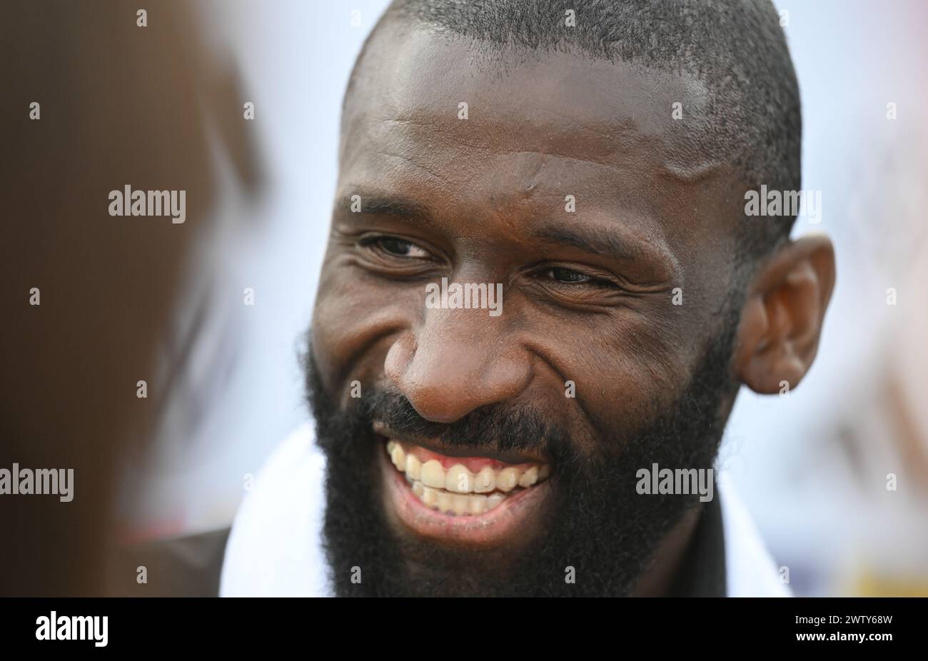 20 March 2024, Hesse, Frankfurt/Main: Soccer: National team, before the ...