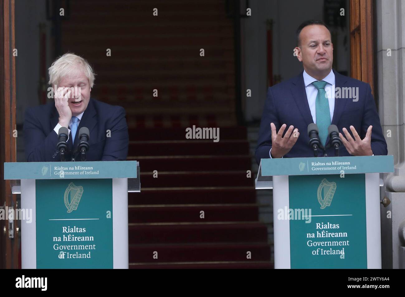 File photo dated 9/9/2019 of Prime Minister Boris Johnson meets ...