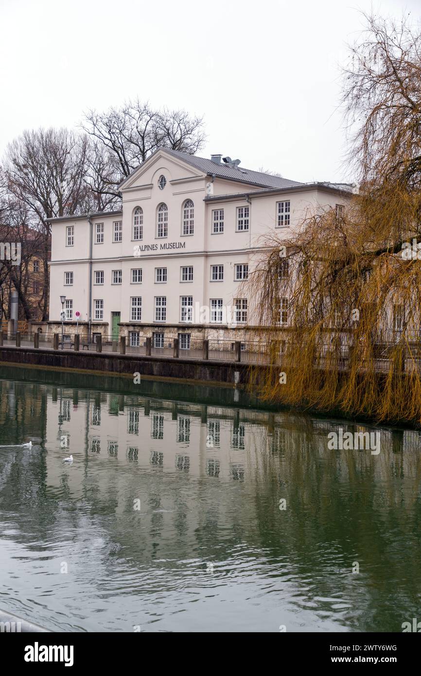 Munich, Germany - DEC 26, 2021: The Alpine Museum in Munich, run by the ...