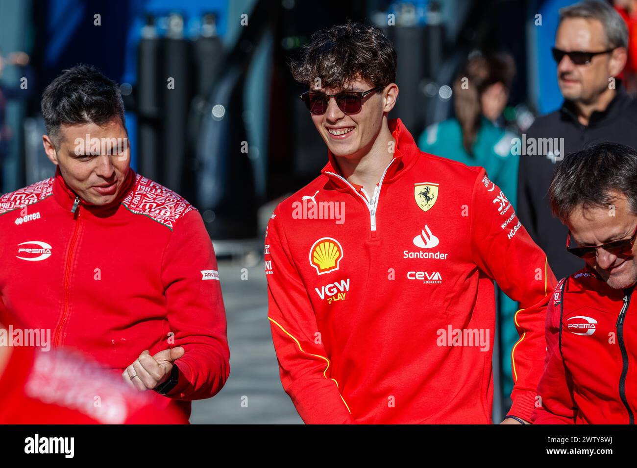 Melbourne, Australia. 20th Mar, 2024. Oliver Bearman of Great Britain ...
