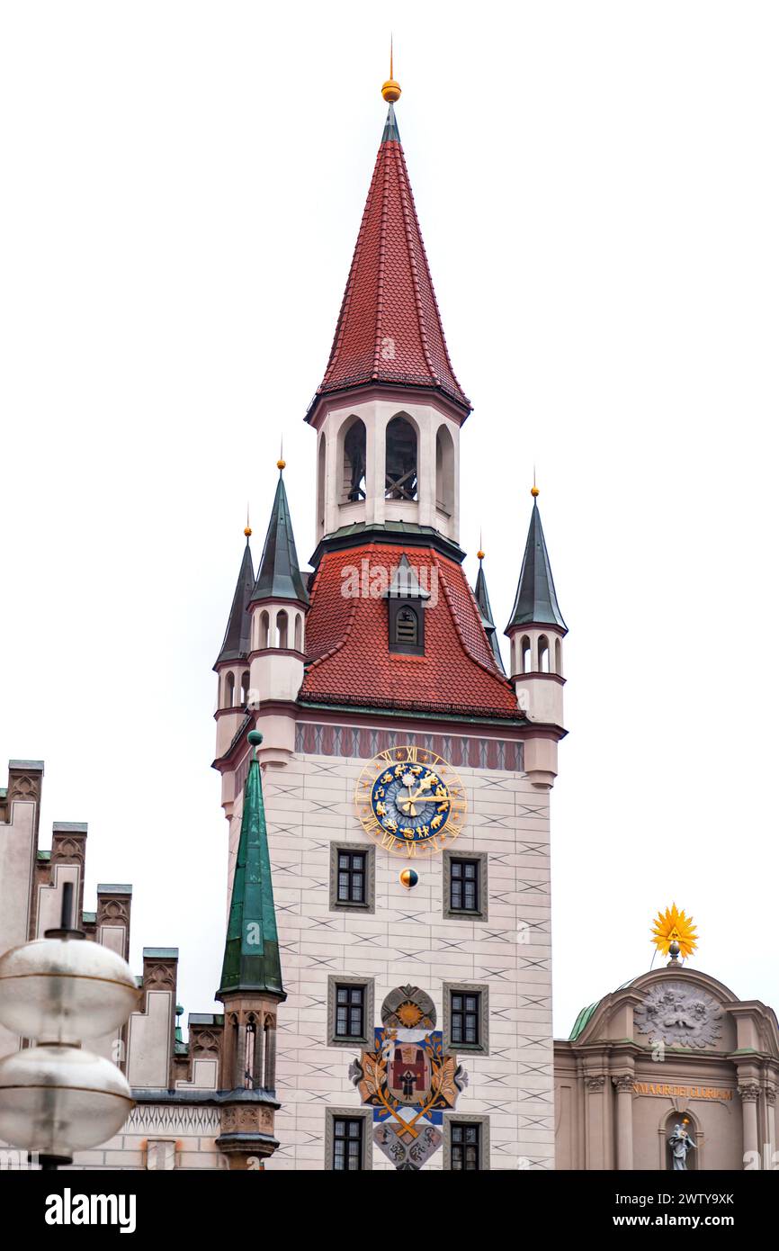 Old Town Hall and present day's Toy Museum in Munich, located at ...