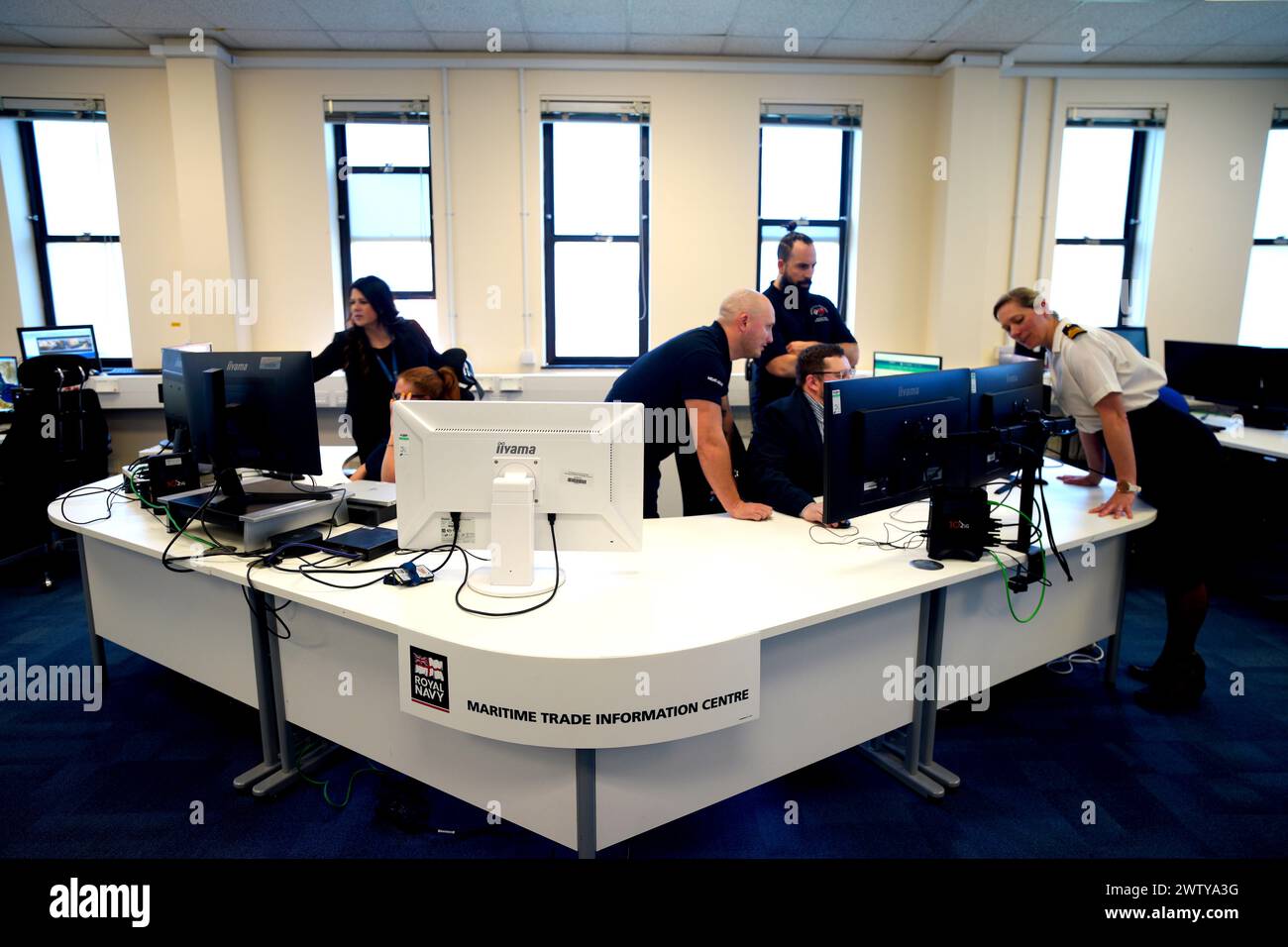 The Royal Navy's "999 Control Centre" at Portsdown Hill Technology Park ...