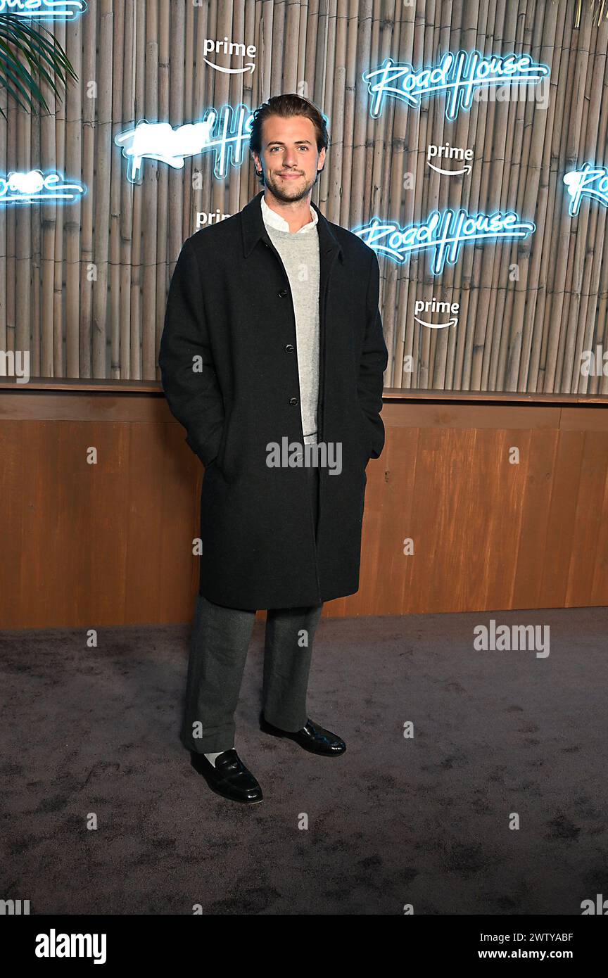 Jake Musser attends the New York Premiere of "Roadhouse" at Jazz at ...