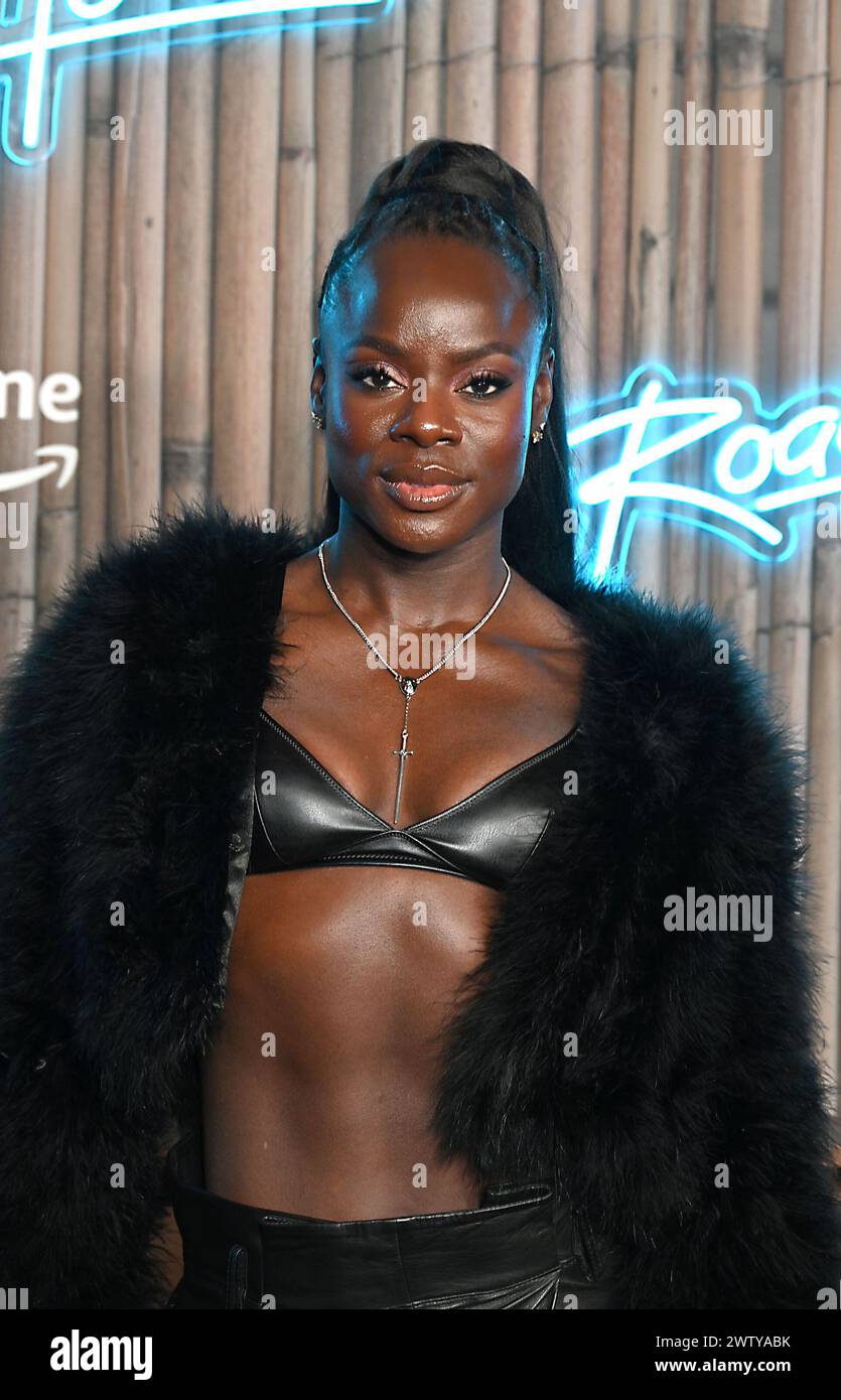 Tunde Oyeneyin attends the New York Premiere of "Roadhouse" at Jazz at Lincoln Center in New ...