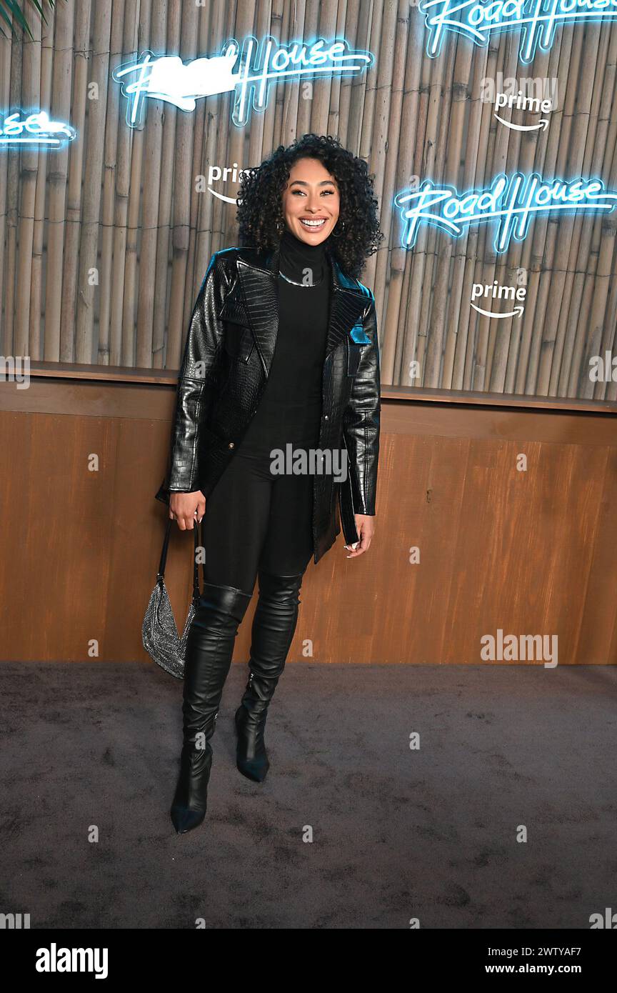 Raven Ross attends the New York Premiere of "Roadhouse" at Jazz at ...