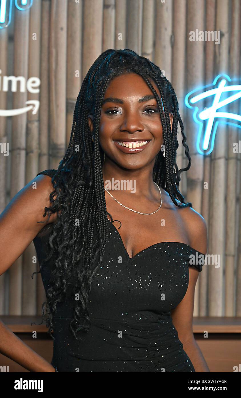 Hailey Omello attends the New York Premiere of "Roadhouse" at Jazz at ...