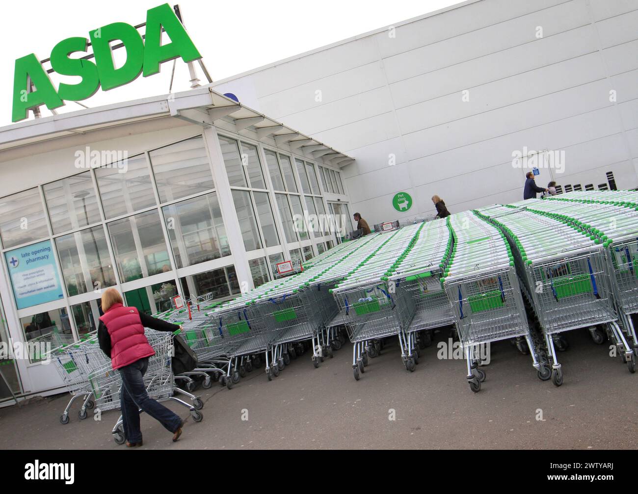 23/01/12...Asda store in Derby today...Supermarket chain Asda has ...