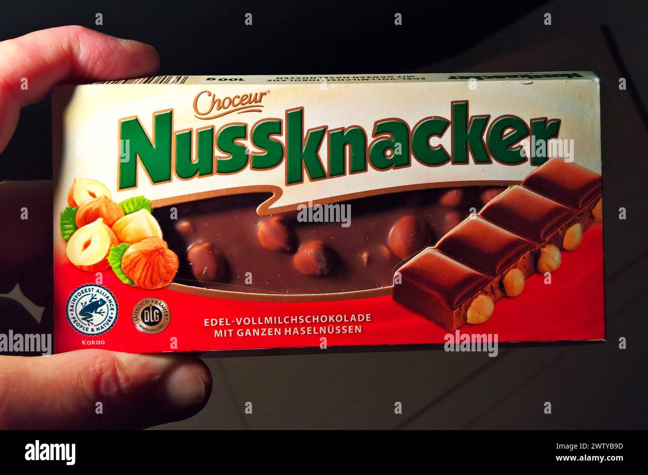 Choceur Nussknacker, Tafel Haselnuss - Schokolade im Sortiment von ...