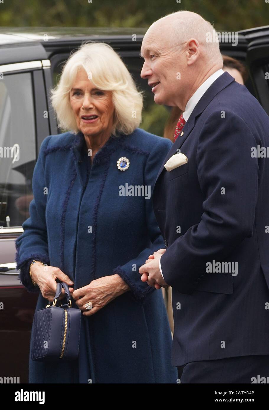 CORRECTS ID TO LIEUTENANT GOVERNOR ISLE OF MAN, SIR JOHN LORIMER - Britain's Queen Camilla is ...