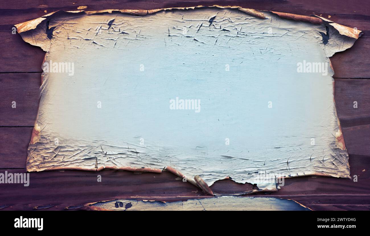 Old, parchment and paper on table with texture and detail of vintage ...