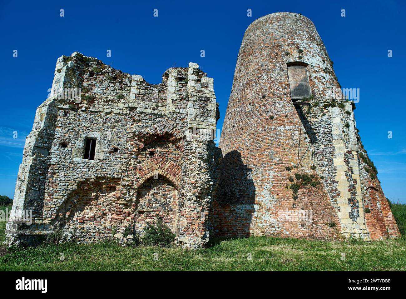 St Benet's Abbey, Ludham, Nr. Great Yarmouth, Norfolk, UK Stock Photo ...