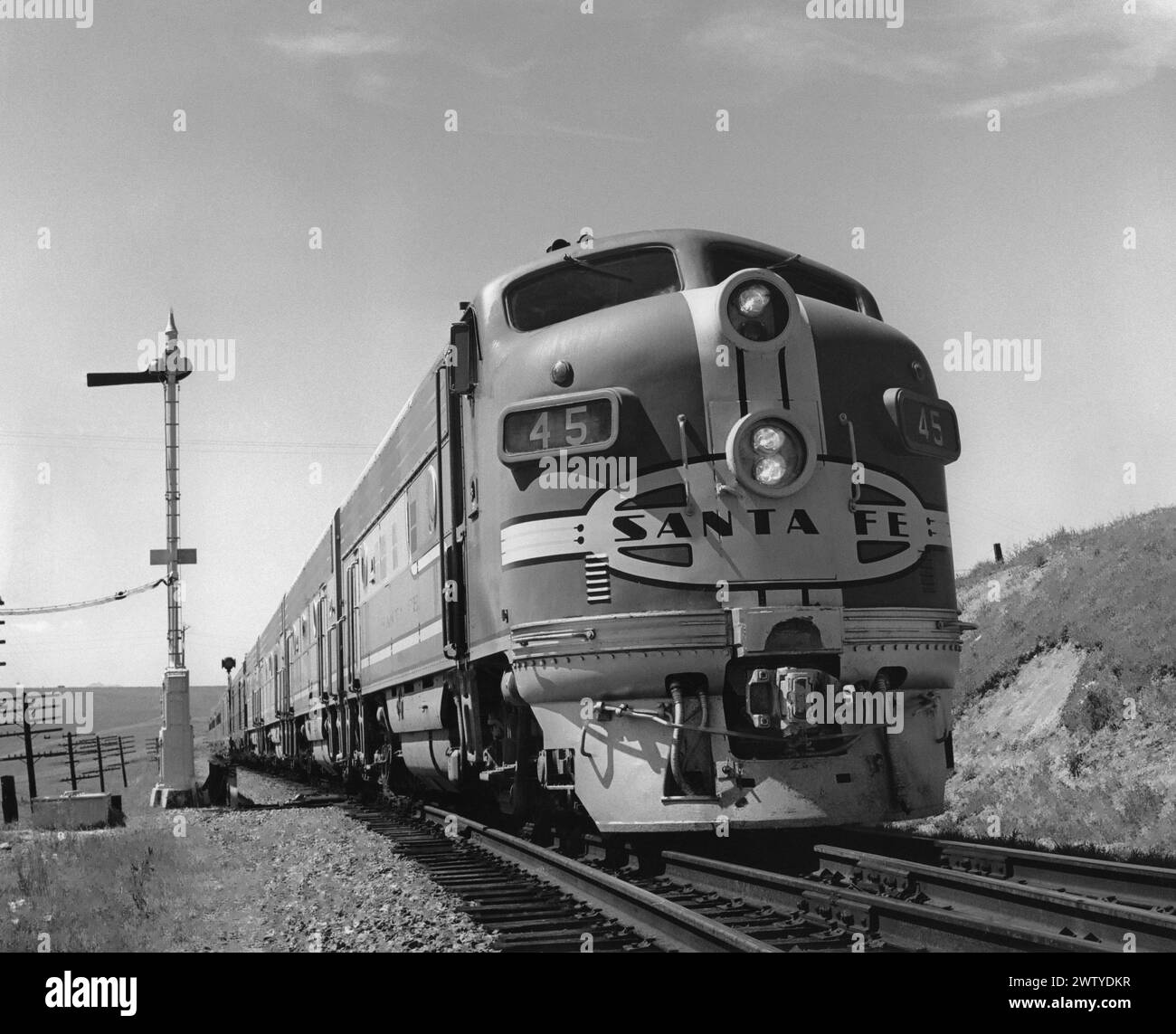 Santa fe railway hi-res stock photography and images - Alamy