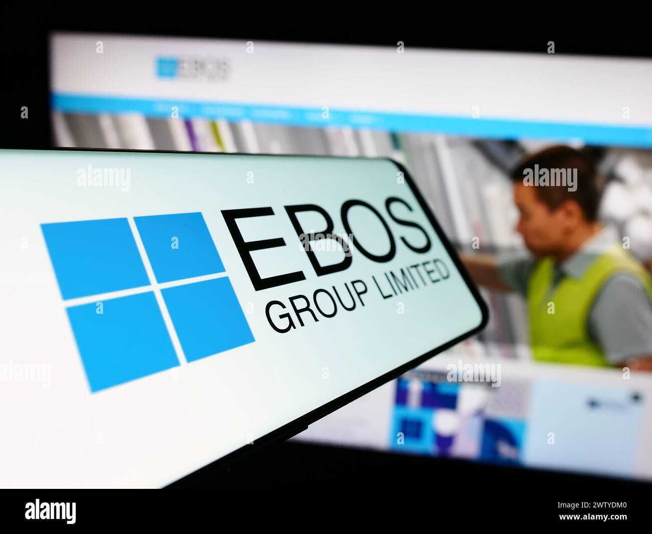 Ebos group logo hi-res stock photography and images - Alamy