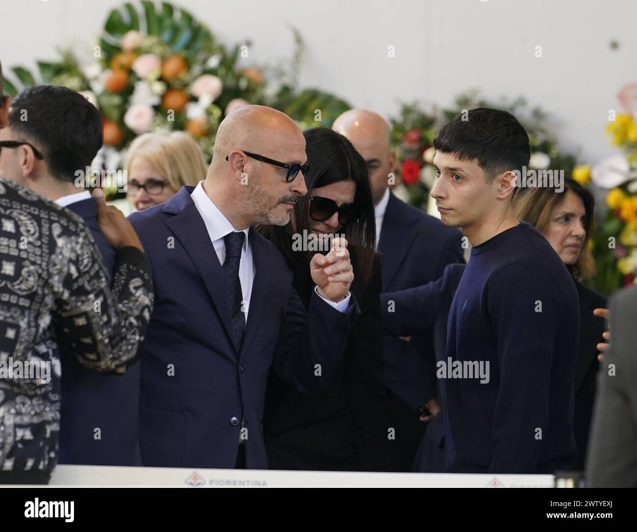 Firenze, Italia. 20th Mar, 2024. La moglie Camilla De Marco e Vincenzo ...