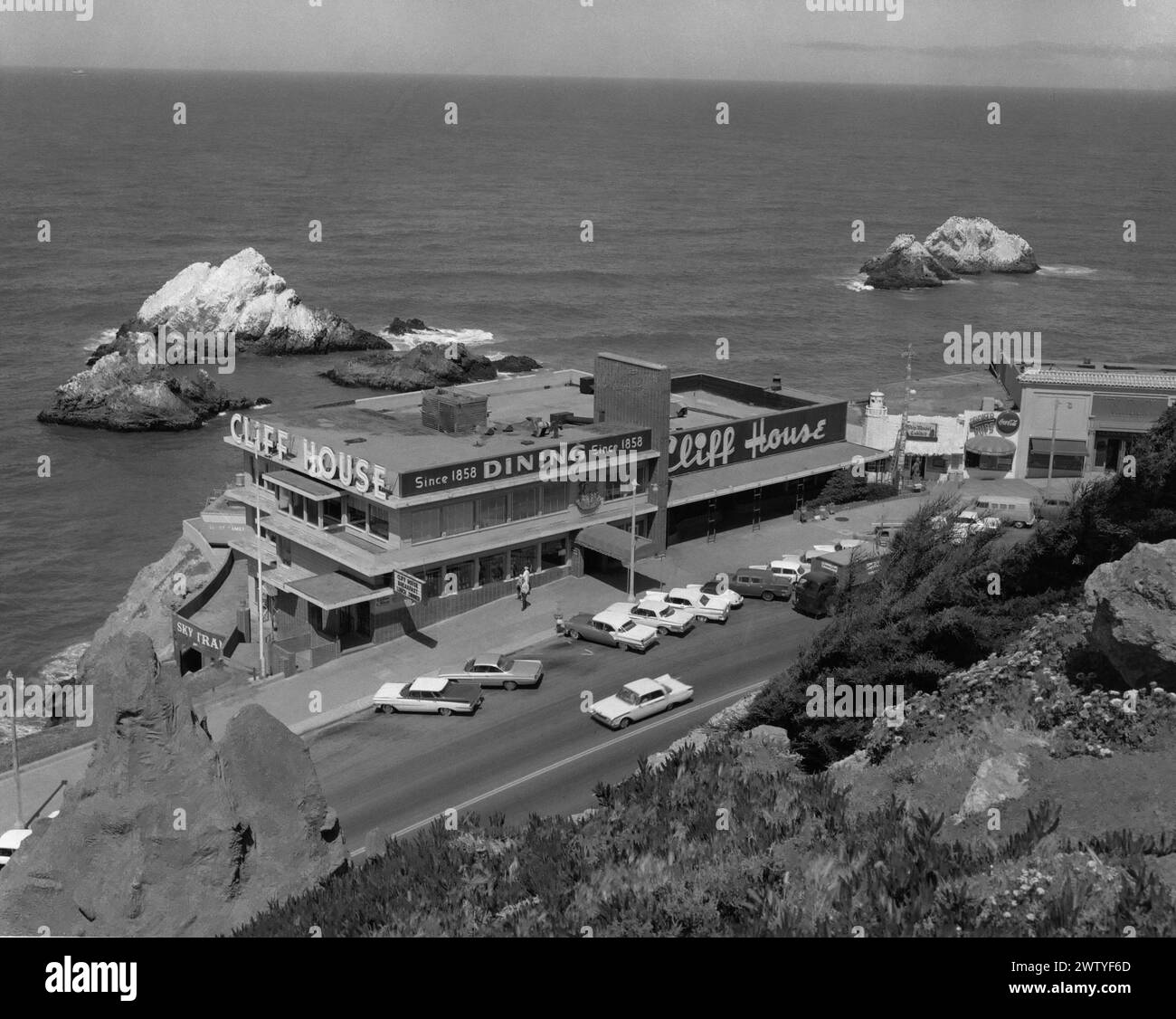 View on house coast Black and White Stock Photos & Images - Alamy