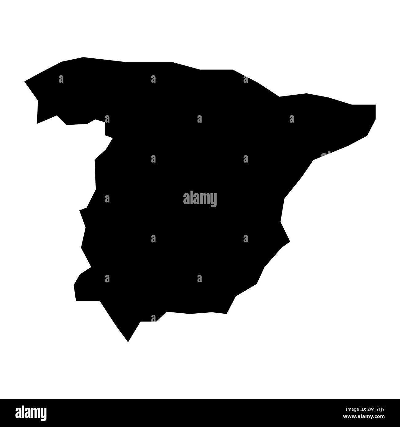 Spain map Stock Vector Images - Alamy