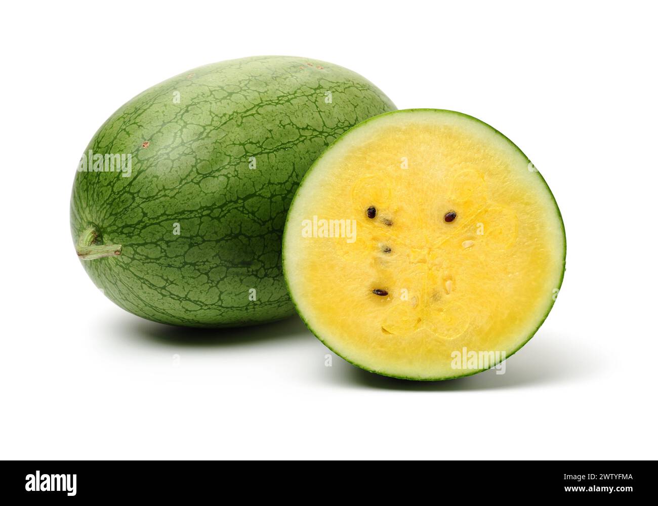 Melon watermelon fruit berries Cut Out Stock Images & Pictures - Alamy