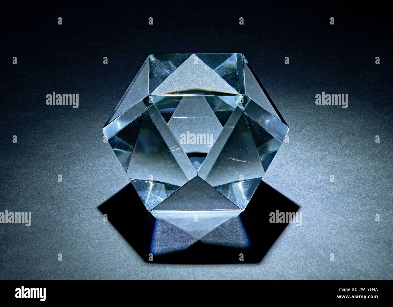 Glass paperweight diamond hi-res stock photography and images - Alamy