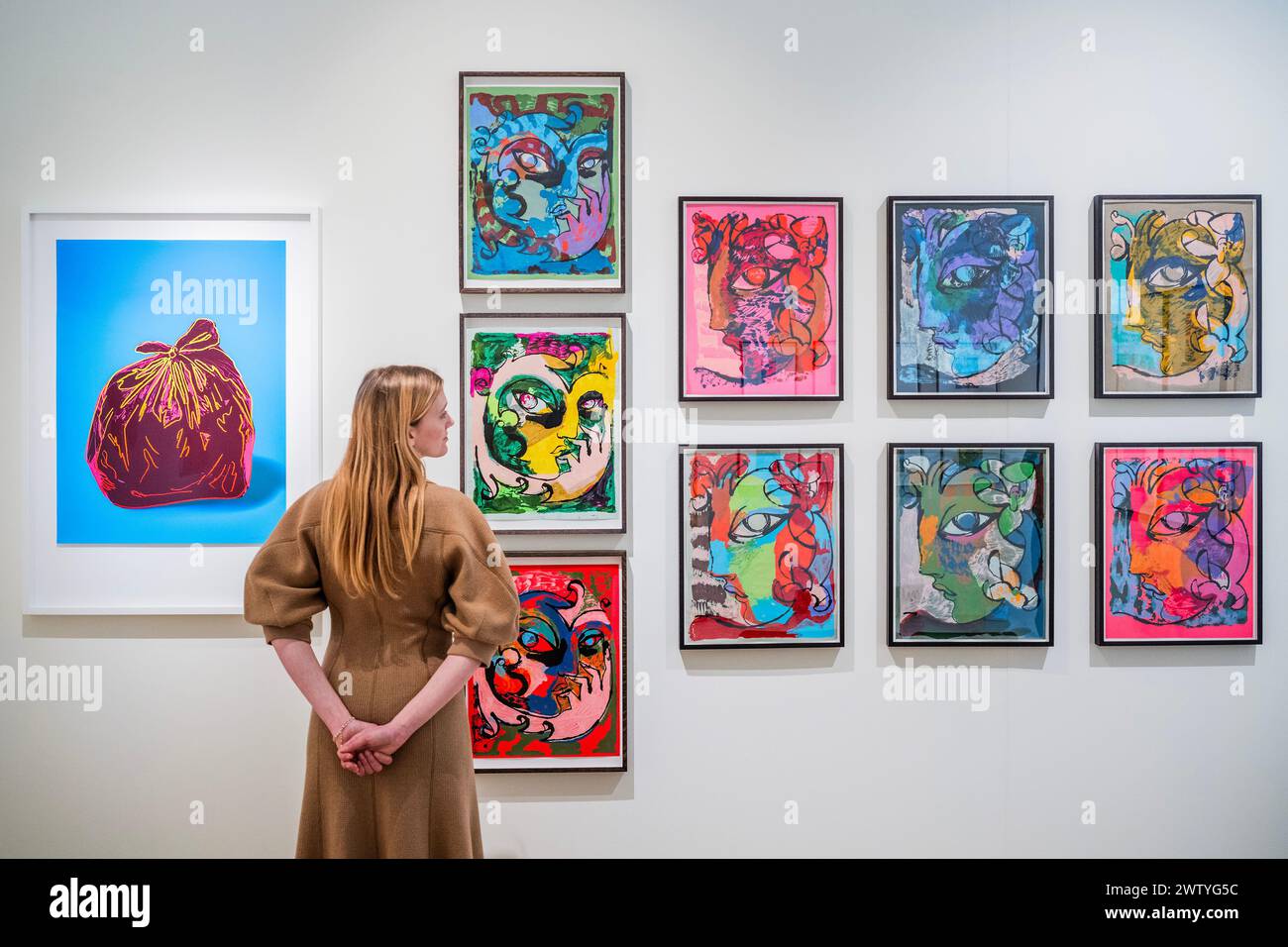 London, UK. 20th Mar, 2024. Work by Gavin Turk and others in the Paul ...