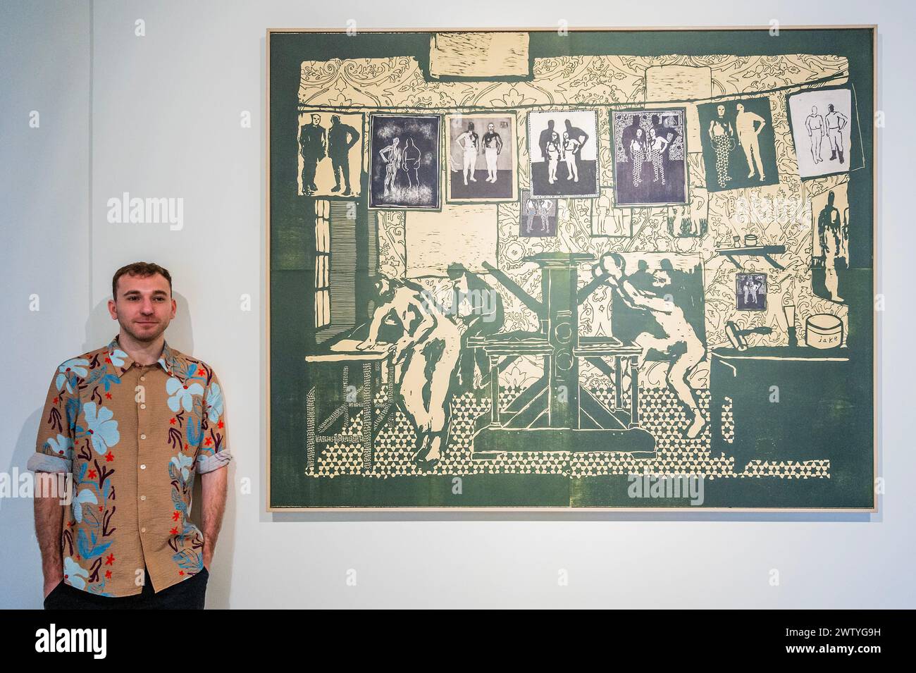 London, UK. 20 Mar 2024. Jake Garfield (pictured), The Print Workshop ...