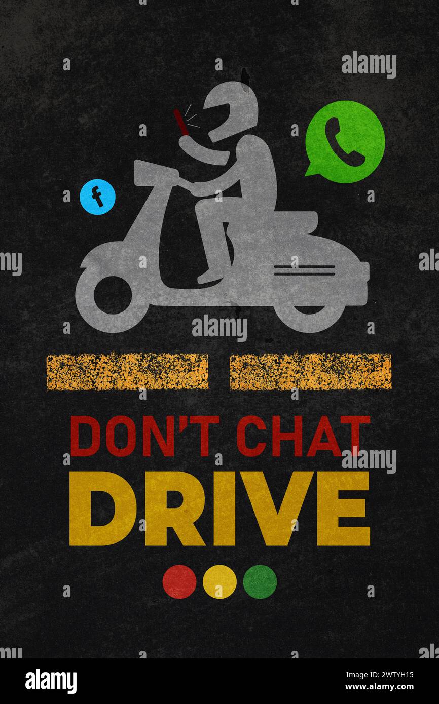 Safe driving poster hi-res stock photography and images - Alamy