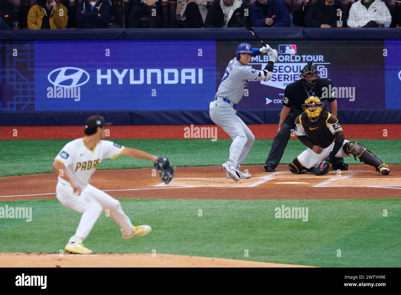 Gocheok Sky Dome Seoul South Korea 20th Mar 2024 L R Yu Darvish